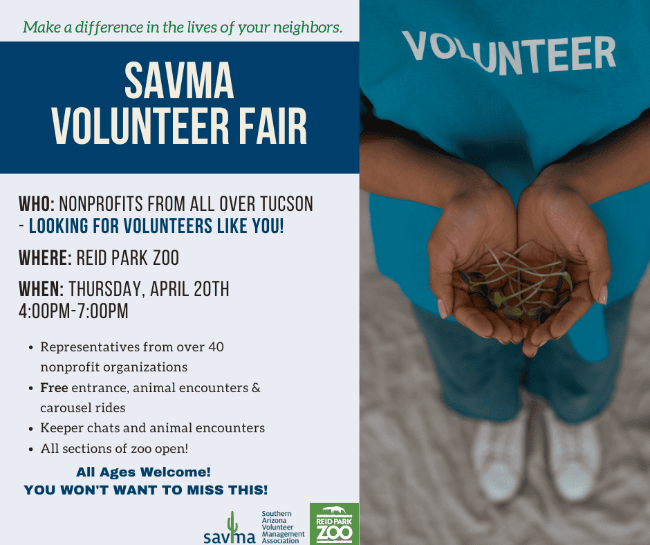 SAVMA Volunteer Fair 2023 April 20th- Registration Now Open - Volunteer ...
