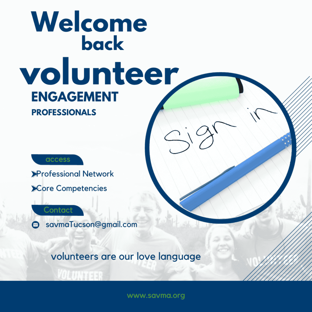 Sign In and Manage Account - Volunteer Management Association
