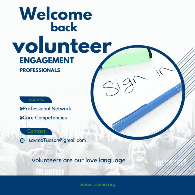 Sign In and Manage Account - Volunteer Management Association